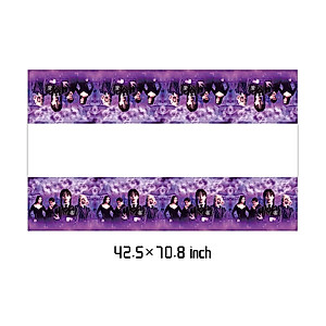 32Pcs Wednesday Party Supplies Addams Sparkling Cake Topper Cupcake Decoration Balloons Banner Backdrop For Birthday