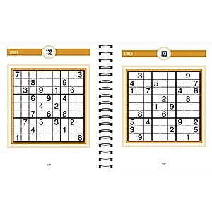 Brain Games - Large Print Sudoku (Orange)