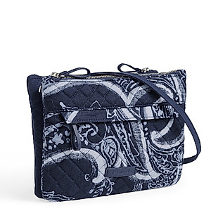 Vera Bradley Women's Cotton Custom Crossbody Purse With RFID Protection, Indio, One Size