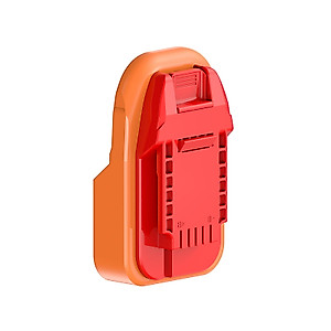 1x Adaptor Run Tools Fits for Ba uer 20v Tools Compatible with Ridgid 18v Slider Type Batteries - Adaptor Only