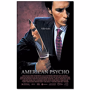 Print America American Psycho Movie Poster (24 x 36 inch / 61 x 91 cm) unframed, Display Ready Photo Print