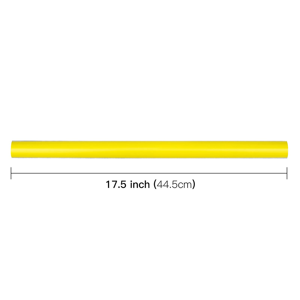 RUSPEPA Yellow Wrapping Paper Solid Color - Mini Roll - for Christmas, Wedding, Birthday, Shower, Congrats, and Holiday - 17.5 Inches X 32.8 Feet