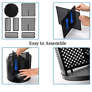 Eorbow 2 Pack Coffee Cup Dispenser, Rotatable 4 Compartment Cup and Lid Holder, Plastic Paper Cup Storage Organizer for Office Restaurant Breakroom Coffee Station Bar Buffet Kitchen Countertop