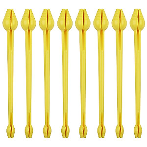 Fishing Hook Disgorger, 8pcs Snelled Fish Hook Remover Tool Fish Dehooker Plastic Portable Unhook Extractor Tool Fishing Saltwater Fishing Supplies Fishing Gear Accessories