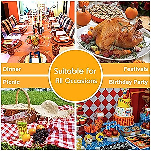 Lamberia Cotton Linen Tablecloths with Tassel for Square Tables Heavyweight Burlap Table Cover for Kitchen Dinning Tabletop Decoration (Gray, 55"x55")