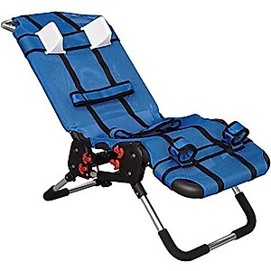 Anchor Pediatric Bath Chair for Kids with Special Needs by Circle Specialty- Adjustable Bath Chair for Children & Teens- Fast-Drying Mesh Fabric, Head Rest, Support Bars, Positioning Straps (Large)