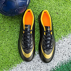 Zquaus Mens Cleats,High Cleats for Big Boys,Big Boys Athletic Sneaker Shoes for Outdoor/Indoor/Competition/Training DSD196-M1-43