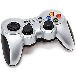 Logitech G F710 Wireless Gamepad, 2.4 GHz Wireless with USB Nano-Receiver, Controller Dual Vibration Feedback, 4 Switch D-Pad, PC - Grey/Black