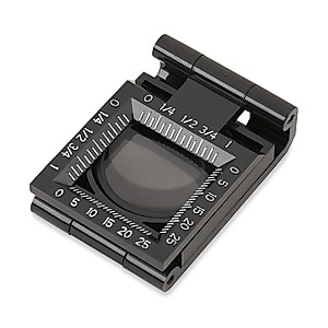 Carson LinenTest 5x30mm Folding Loupe Magnifier , Black