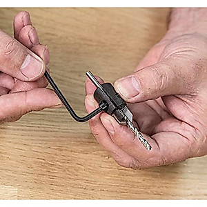 Trend TCT Universal Countersink, 1/8 Inch - 9/32 Inch Diameter, Adjustable Counter Sink for Clamping Onto Any Drill Bit, UNI/CS