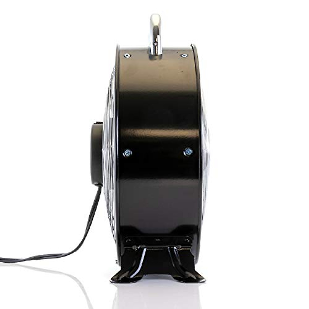 Vie Air High Velocity Powerful and Quiet Dual Speed Sleek Design Durable Metal Drum Fan, 12'' W