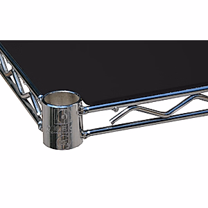 4 Pack of 24 Deep x 36" Wide Black Shelf Liner