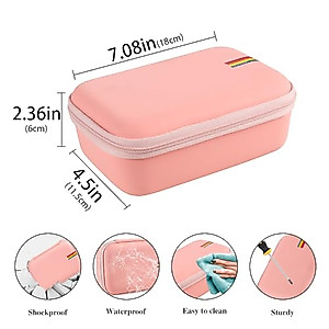 Leayjeen Portable Suitcase is Compatible with other Accessories such as Asthma Inhaler, Masks,Inhaler Spacer for Kids and Adults.(Case Only)