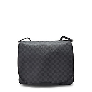 Louis Vuitton, Pre-Loved Damier Graphite Daniel GM, Black