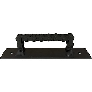 Bike Chain Drawer Pull Or Cabinet Handle Square (3, Black)