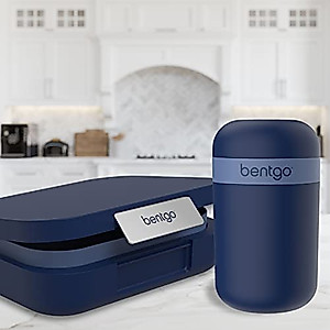 Bentgo® Modern Bento-Style Lunch Box Set With Reusable Snack Cup (Navy)