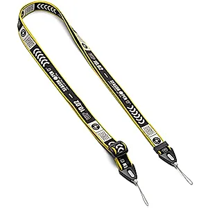 Ringke Shoulder Strap [Phone Lanyard] Designed for Camera Strap and Phone Strap, Adjustable Sturdy Universal Crossbody Strap Compatible with Camera and Phone Case - Ticket Band Black