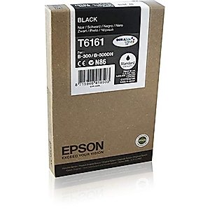 Epson Black Ink Cartridge, 3000 Yield (C13T616100)