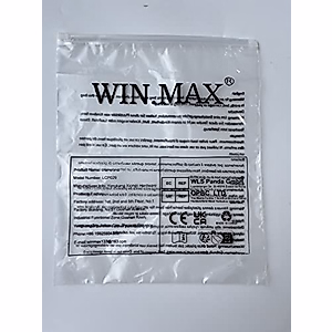 WIN.MAX Crampons for Shoes, Traction Cleats Ice Snow Grips with 19 Stainless Steel Spikes, Shoe Talons Anti - Slip Boots Spikes for Walking, Jogging, Climbing and Hiking (Black, M)