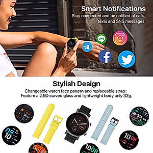 Ticwatch E3 Smart Watch Wear OS by Google for Men Women Qualcomm Snapdragon Wear 4100 Platform Health Monitor Fitness Tracker GPS NFC Mic Speaker IP68 Waterproof iOS Android Compatible