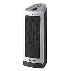 Lasko Heating Space Heater, 16 Inch, Silver