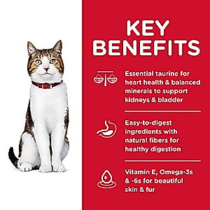 Hill's Science Diet Dry Cat Food, Adult 7+ for Senior Cats, Chicken Recipe, 16 lb. Bag