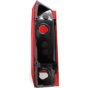 Evan Fischer Driver and Passenger Side Tail Light Set Compatible With 1990-1996 Ford F-150, Fits 1990-1997 Ford F-250 and F-350, 1990-1996 Bronco