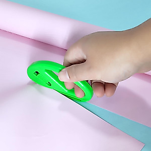 YAMXIN Sliding Gift Wrap Cutter - Wrapping Paper Cutter - Fit Most Gift Wrapping Paper Rolls-Creen - 2pcs