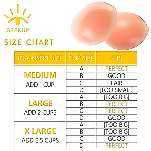 Women Silicone Bra Pads Inserts Breast Enhancer Swimsuits Enhancement Bust Push up Pads for A Cup, Skin M