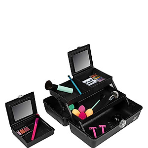 CABOODLES ULTIMATE ON-THE-GO GIRL, White opal Cosmetic Case