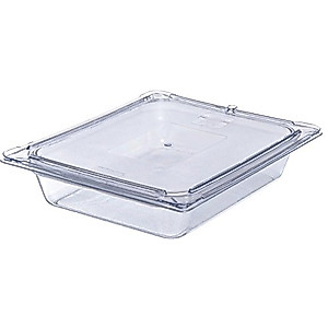 Carlisle FoodService Products 10236U07 StorPlus Half Size Polycarbonate Universal Flat Surface Food Pan Lid, Clear