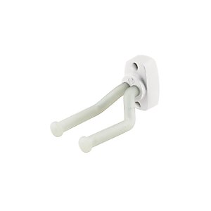 K&M Guitar Wall Mount-White with Translucent Support Elements (16280.014.00)