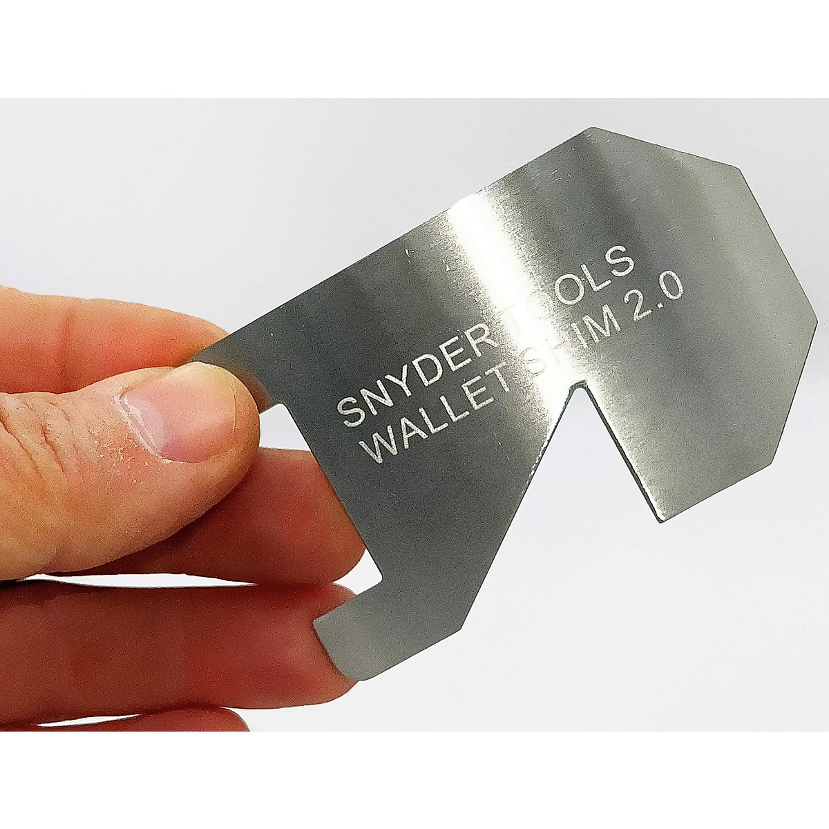 Wallet Shim - Credit Card Size Tool | Cool Gadgets for Men and Women: Stainless Steel Wallet Card