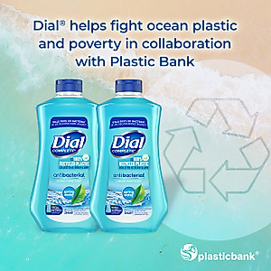 Dial Complete Antibacterial Liquid Hand Soap Refill, Spring Water, 32 fl oz