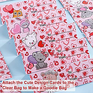 Valentine’s Day Stationery Gift for Kids Classroom 30 PCS Assorted Stationery Exchange Pencil Eraser Ruler Stamper and Stickers Classroom Prizes Goodie Bag Party Supplies with Valentines Gift Cards