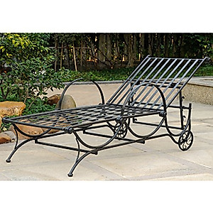 International Caravan Mandalay Single Multi-Position Chaise Lounge