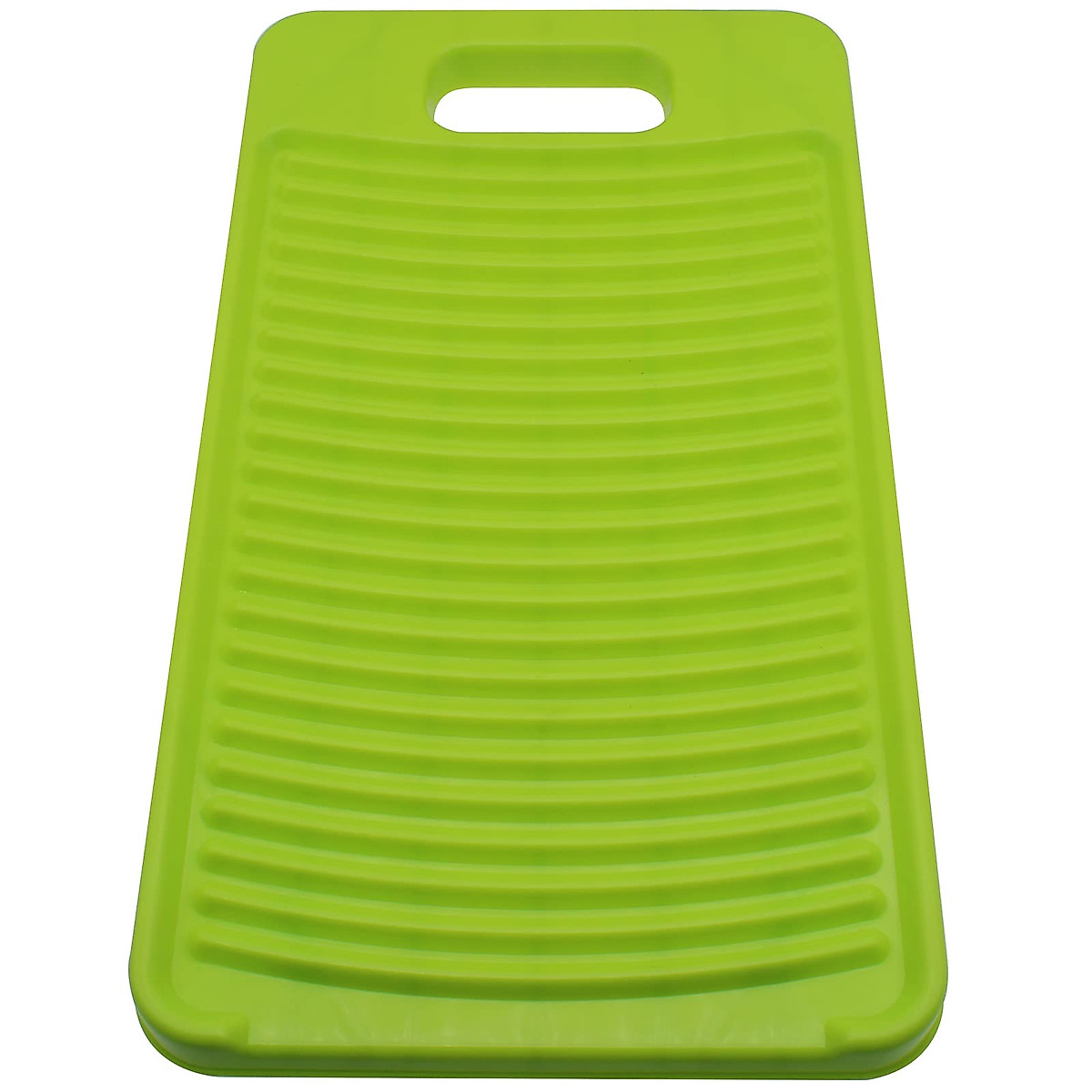 GWYAN 11 Inch Antiskid Mini Washboard Plastic Washing Board Household for Students/Kids Clothes Clean Laundry (Green)