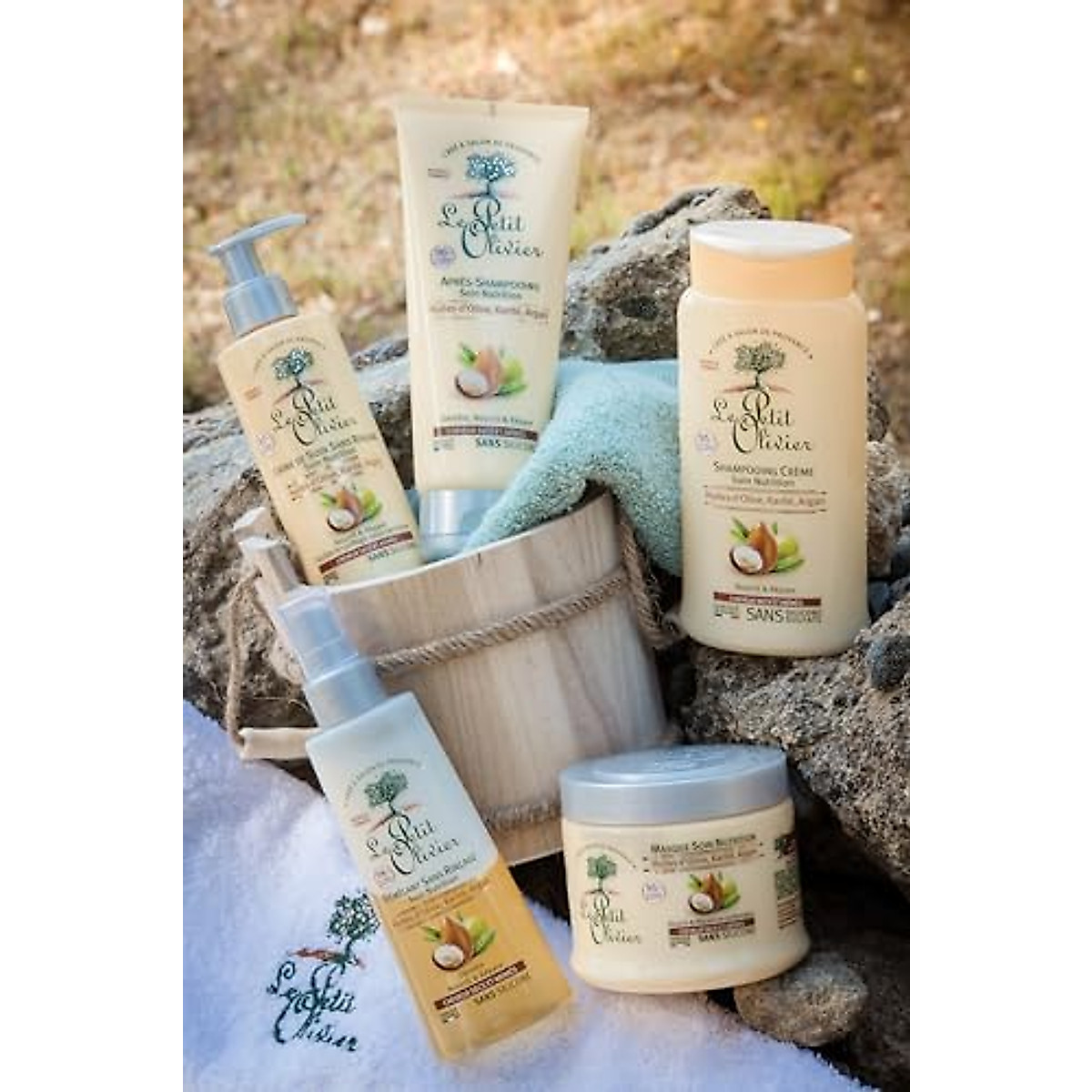 Le Petit Olivier Nutrition Cream Shampoo - Olive, Shea, Argan Oils - Repairs Dry, Damaged Hair - Enriched With Natural Origin Ingredients - Free Of Silicone - 8.45 oz