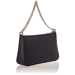 Michael Kors Medium Leather Zip Crossbody Purse - Black