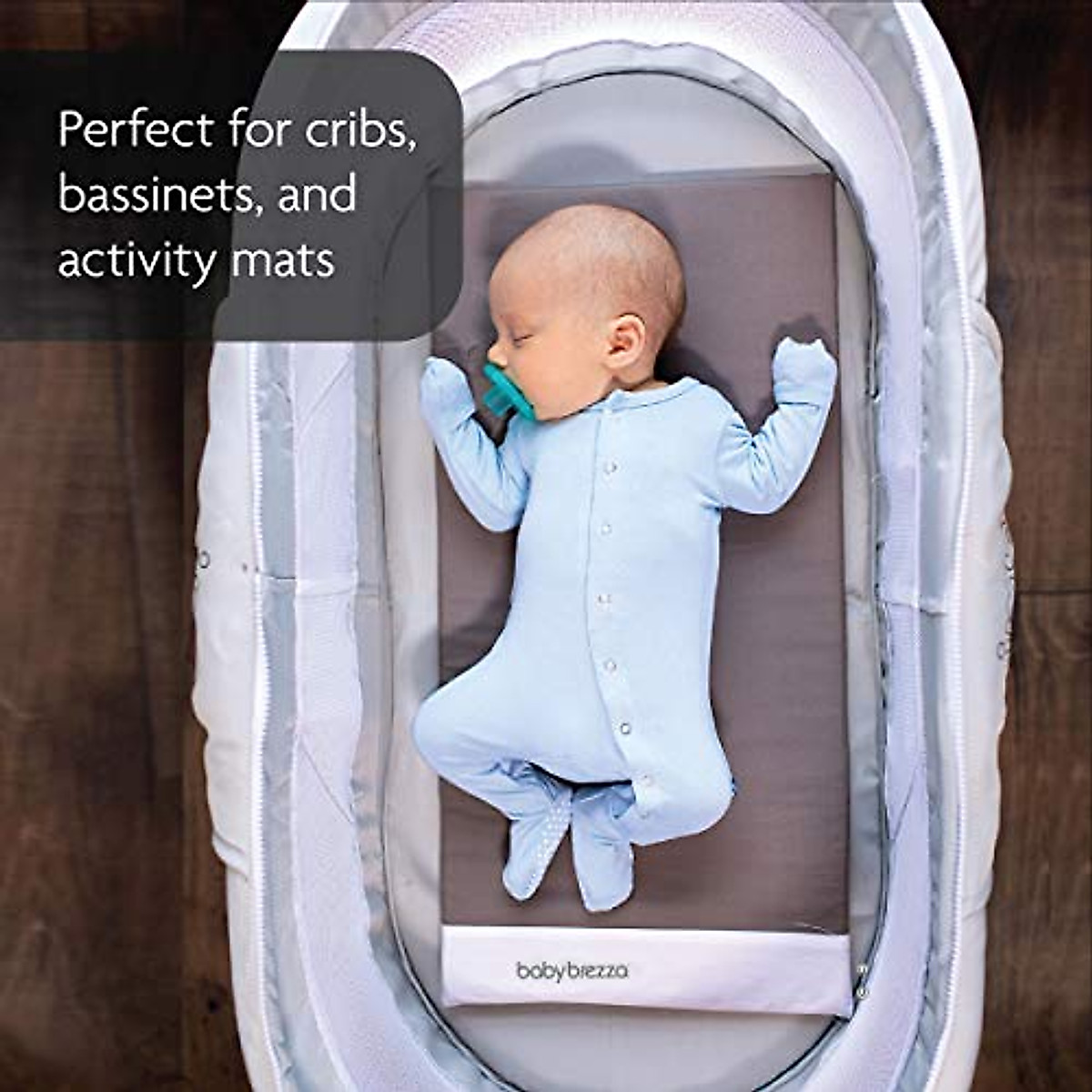 Baby Brezza Smart Soothing Mat - Vibrating Baby Mat/Soother Pad Aides in Calming Fussy Baby for Easier Sleep, Infant: 0-12 Months