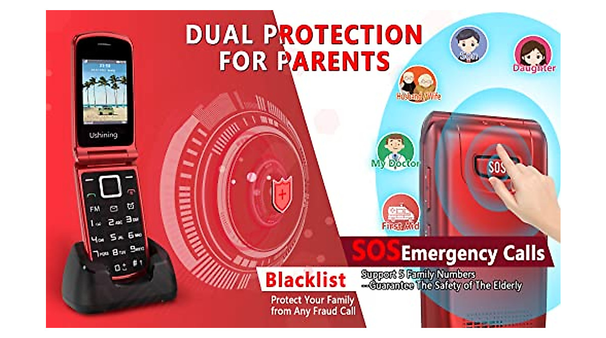 4G LTE Senior Flip Phone - Easy to Use & Reliable
