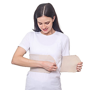 Rib Brace Chest Binder | Rib Belt to Reduce Rib Cage Pain | Chest Compression Support for Rib Muscle Injuries, Bruised Ribs | Breathable Chest Wrap Rib Brace for Women Men | (XXL 52 Inch)