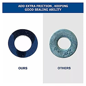 Oil Drain Plug Gaskets, 24PCS Aluminum Seals Crush Washer, 90430-12031 Replacement for NX ES Scion, Automotive Accessories Replaces 9043012031