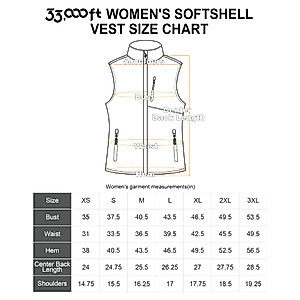 33,000ft Women's Lightweight Running Vest Outerwear with Pockets, Windproof Sleeveless Jacket for Golf Hiking Travel