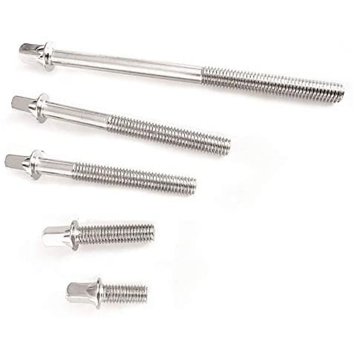 Jiayouy 90mm Bass Drum Tension Rods with Washers Drum Set Mounting Hardware 20/Pack