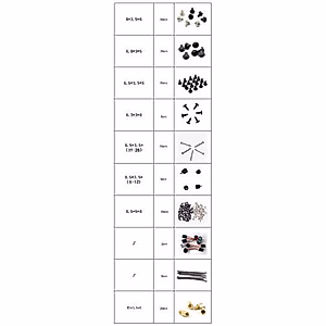 Screw 196pcs Computer Power Supply Motherboard Hard Disk Graphics Card Chassis Screws