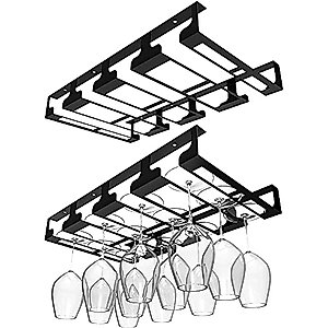 Household Wine Glass Rack, Wine Cabinet Goblet Rack, Wine Glass Rack, Wine Rack Hanging Rack 2 Packs