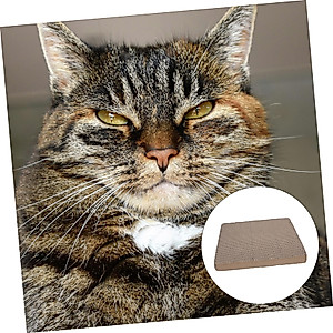 VILLFUL Cat Scratching Post Cat Scratching Board Floor Supply Replaceable Scratching Board Household Kitten Scratcher Replacement Funny Scratch Pad Cat Scratcher Replacement Paper