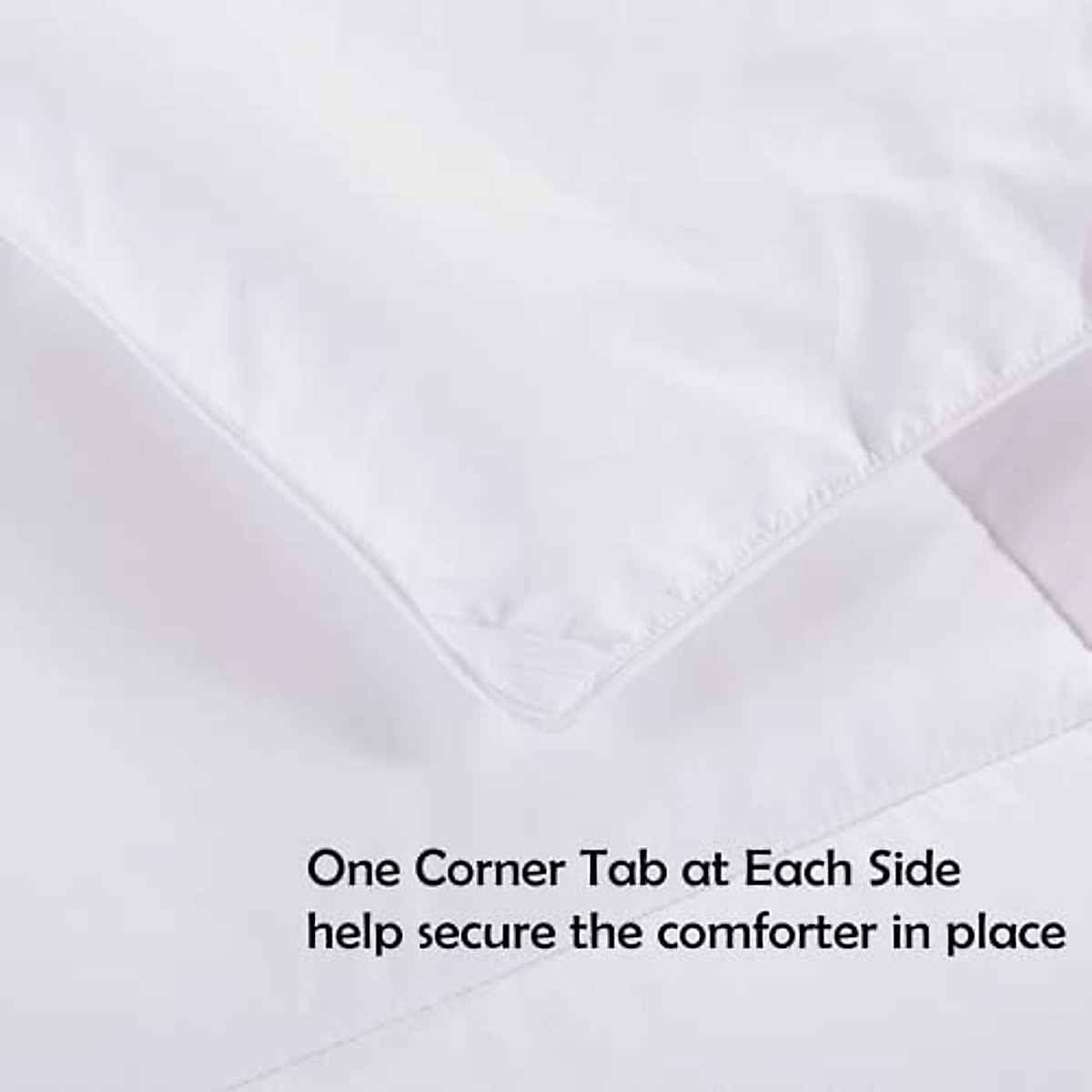 COHOME Twin XL 2100 Series Cooling Down Alternative Comforter - Quilted Duvet Insert with Corner Tabs All-Season - Soft Luxury Hotel Comforter - Reversible - Machine Washable - White