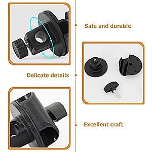 ERINGOGO 6 pcs camera desk mount wireless mic holder Multifunctional Buckles tabletop mic stand Mic Arm Clamps boom arm Photography Mic Stand Accessories sax mic clip Telephone tripod abs